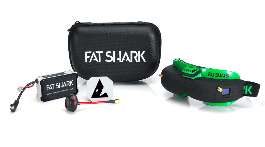 5.8Ghz FPVゴーグル Fat Shark Attitude V5 実機レビュー - ドローンBLOG